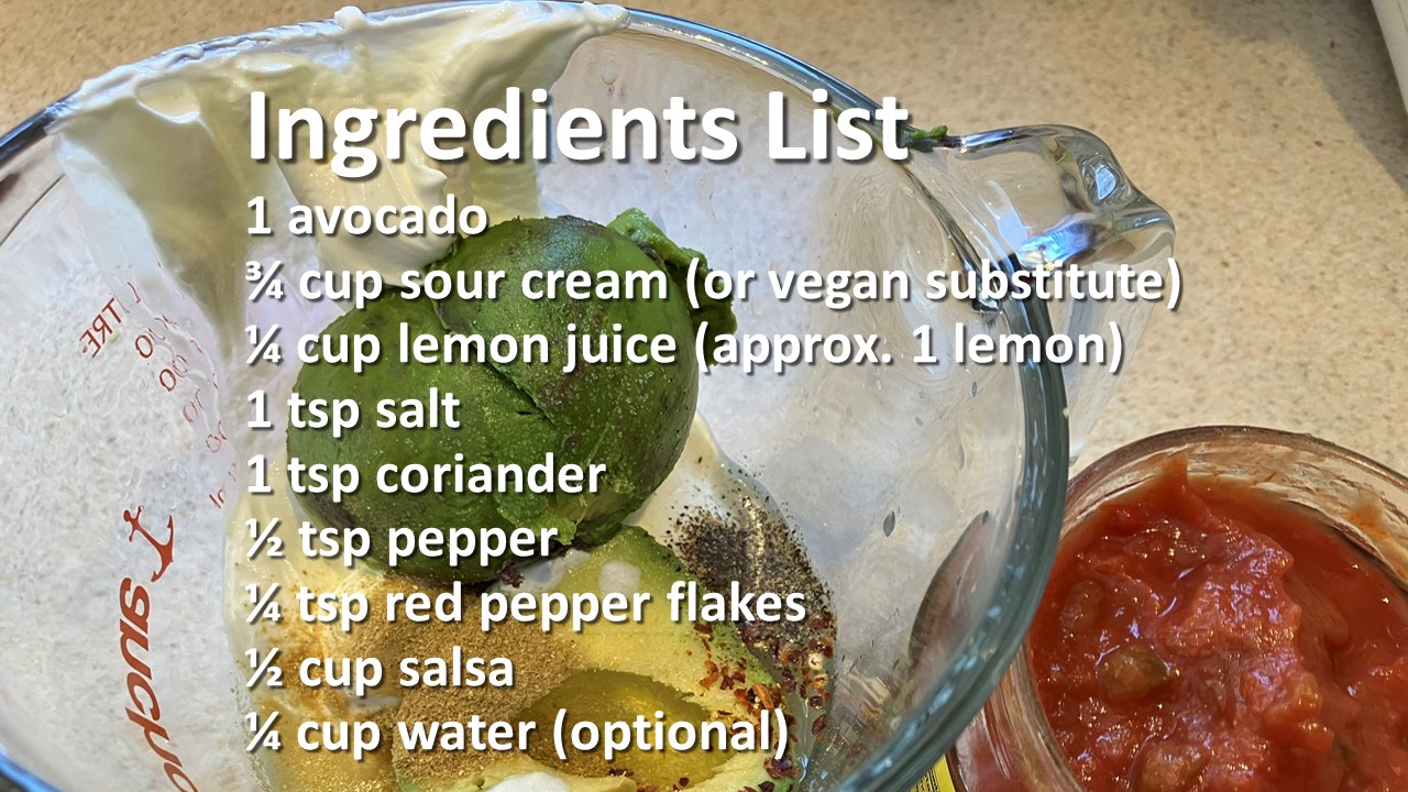 Avocado Dressing – CAROL WING